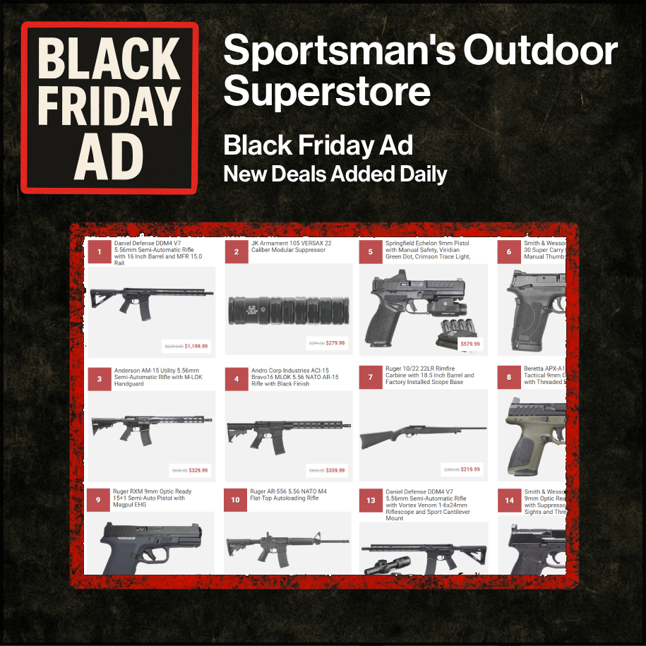 Best Black Friday Gun Deals & Ads Of 2025 | Firearm Discounts